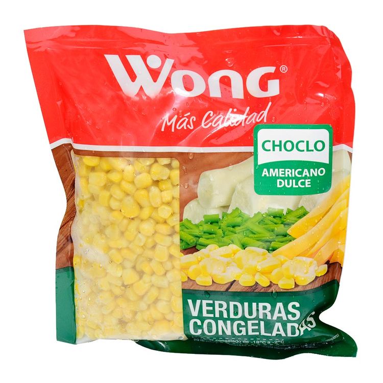 Choclo Americano dulce Wong Bolsa 400 g - Wong