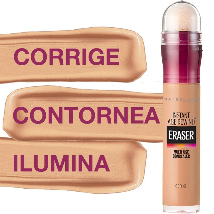 Corrector de Ojos Instant Age Rewind Eraser Maybelline Tono Brightener ...