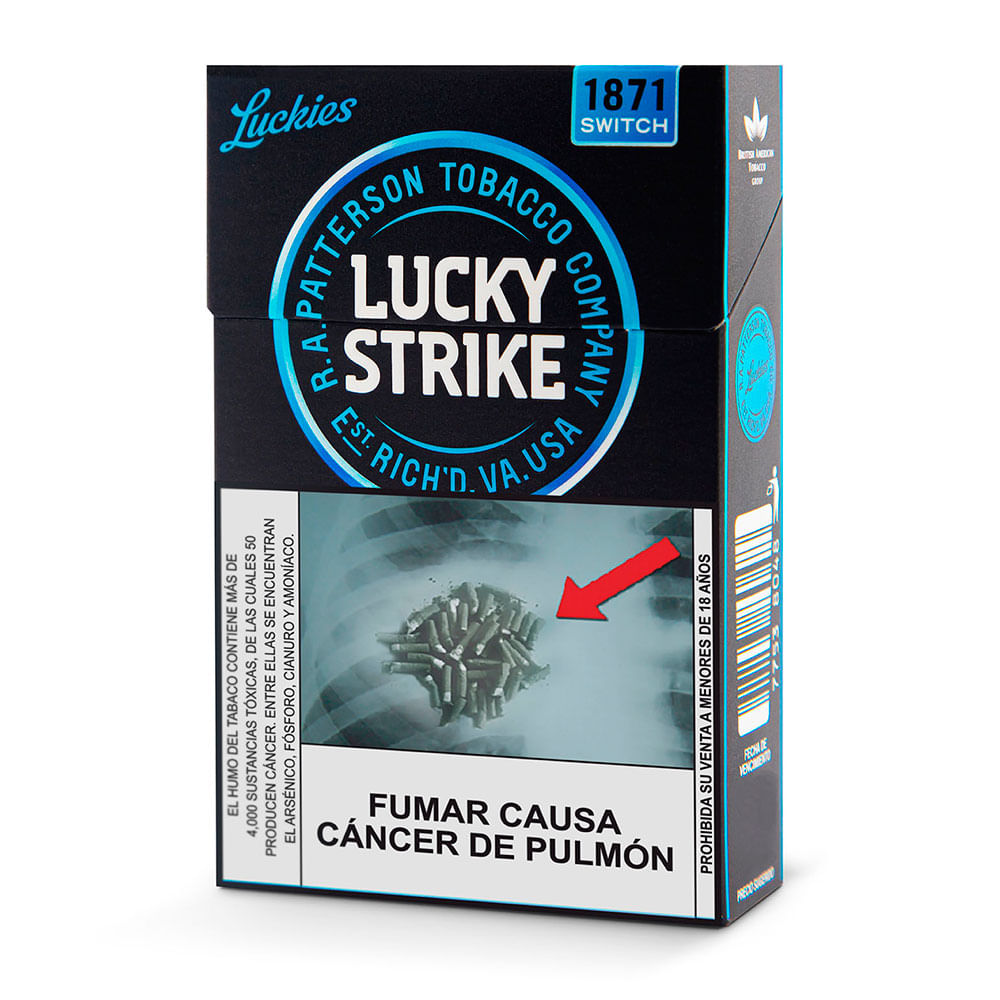 Cigarros Lucky Strike Click & Roll Cajetilla 20 Unidades - Wong