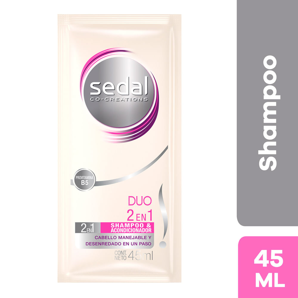 Shampoo 2 En 1 Duo Sachet 45 Ml Metroapp