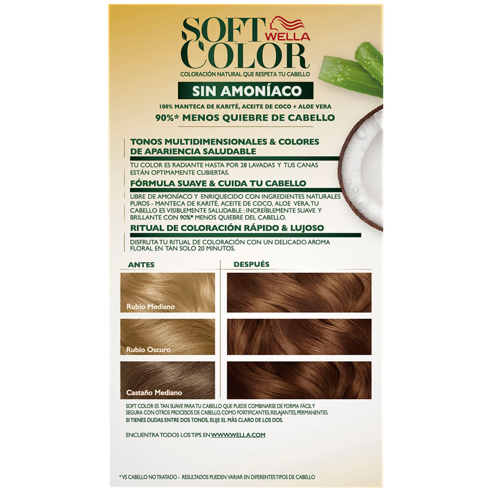 Soft Color Wella Castaño Claro - Metro