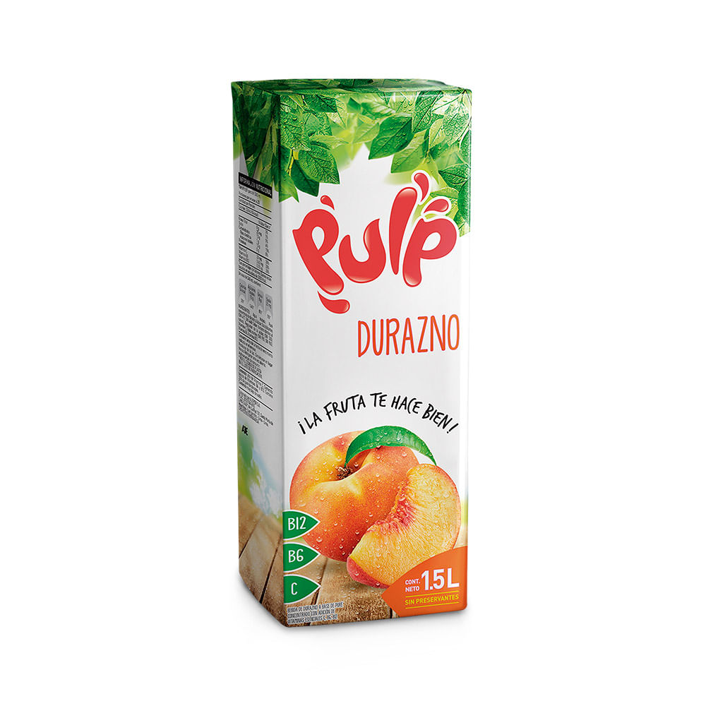 Bebida Pulpa de Durazno Caja 1.5 L - MetroApp