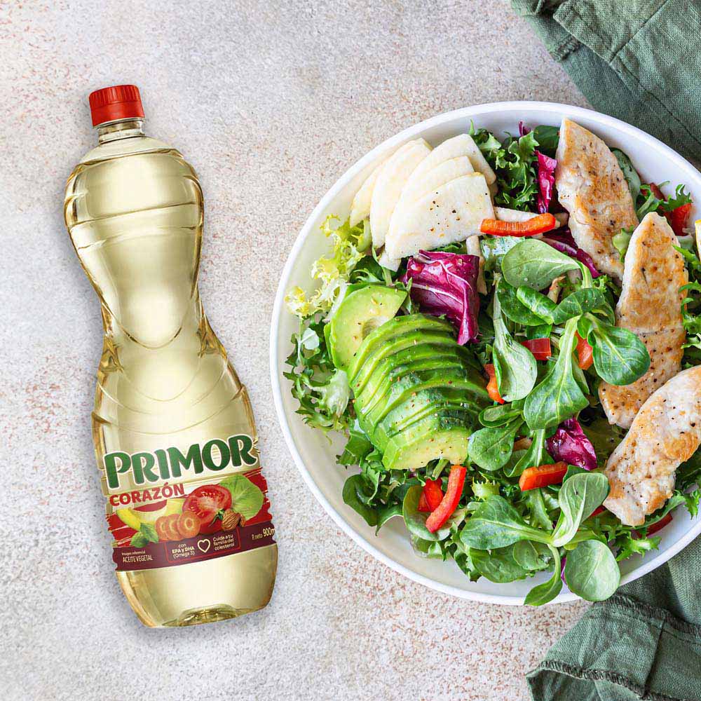 Aceite Vegetal Primor Corazón 900ml - Wong