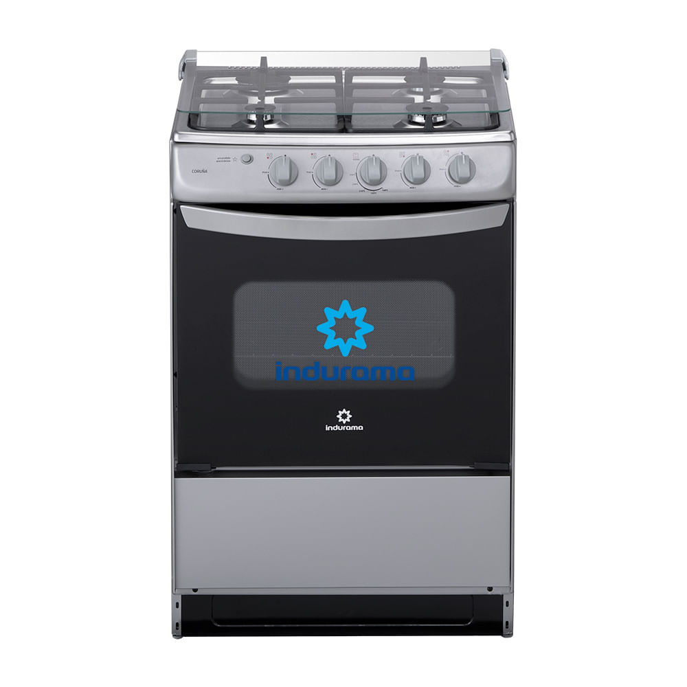 Cocina Indurama Coruña Spazio Plus Gris - Wong