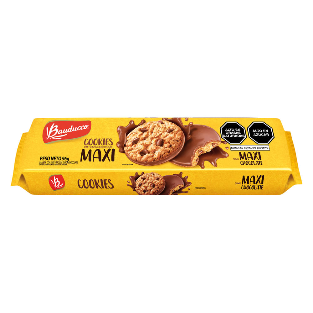 Galletas Bauducco Cookies Maxi 96g - Wong