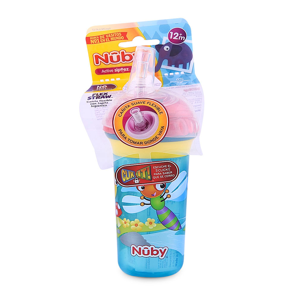 Vasito Nuby Click-it Nuevo - Wong