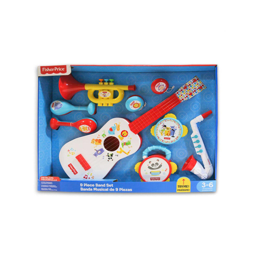 Banda Musical Fisher Price 9 Piezas - Wong