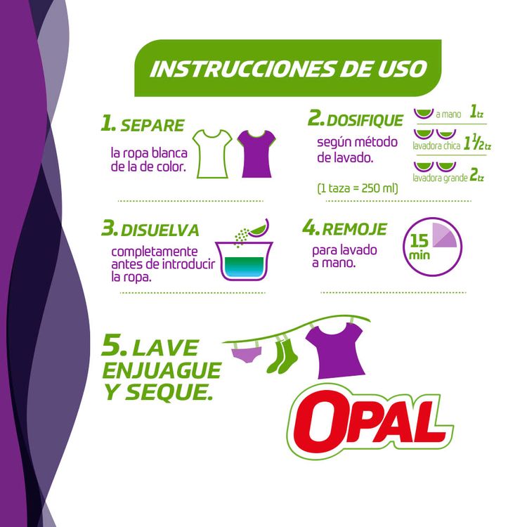 Detergente en Polvo Opal Ultra 5.8kg - MetroApp