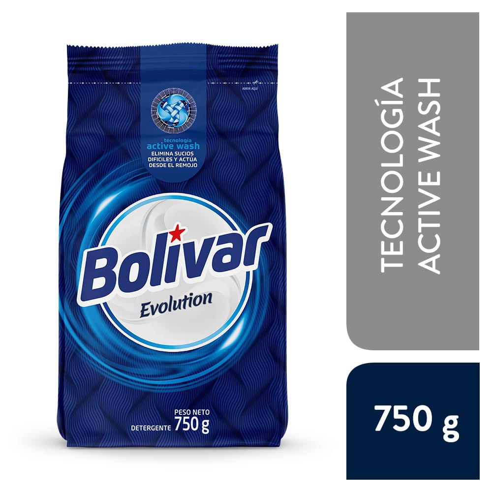 Detergente en Polvo Bolívar Evolution 750g - MetroApp