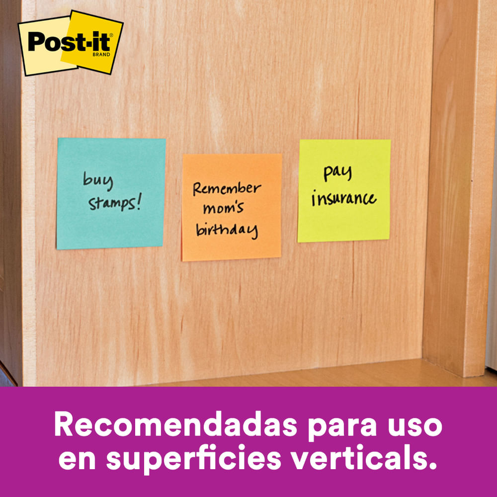 Notas Súper Adhesivas Post-it Azul 45 hojas - Wong