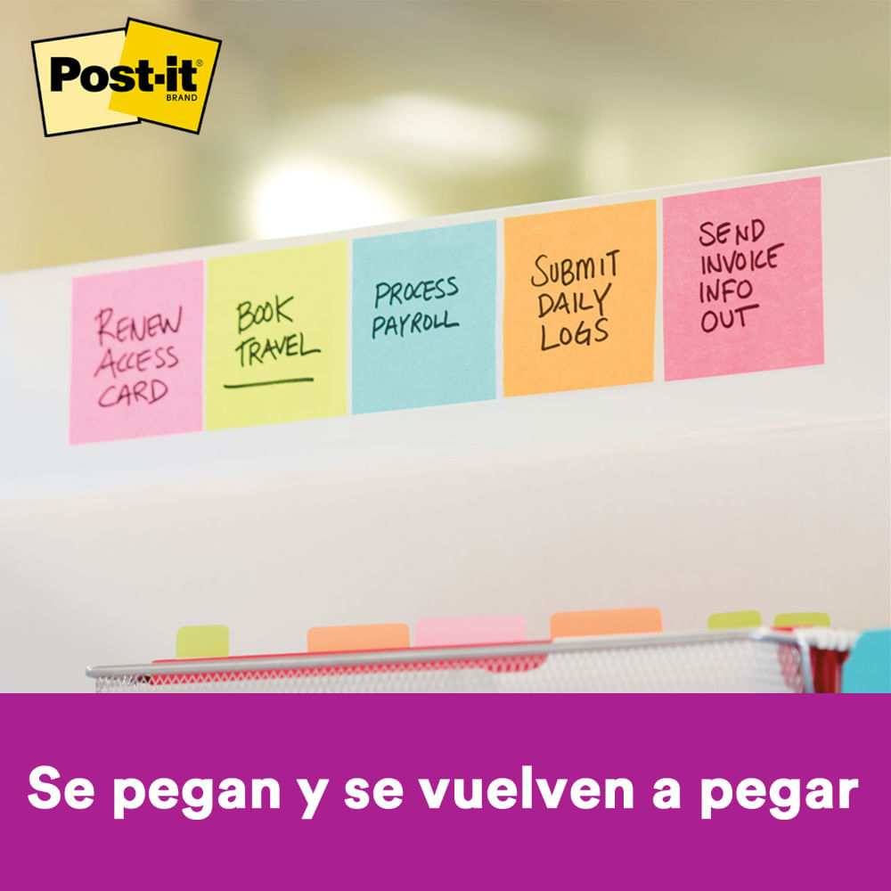 Notas Súper Adhesivas Post-it Verde 45 hojas - Wong