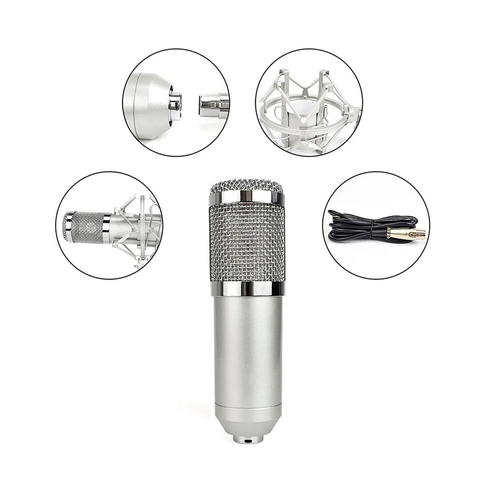 Kit Micrófofono Fiddler Condensador Estudio Pro - Metro