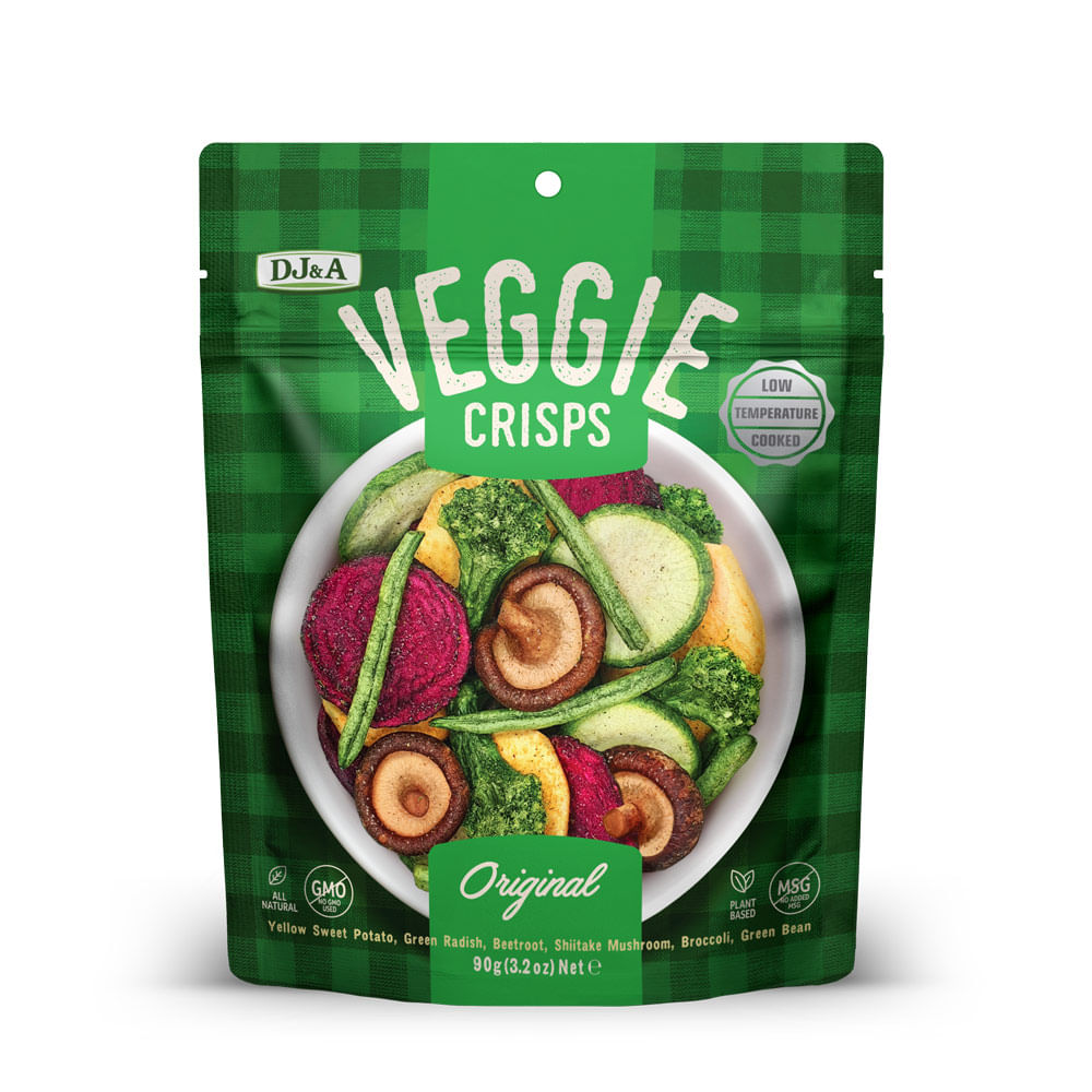 Chips de Vegetales DJ&A Veggie Crisps Original 90g - Wong