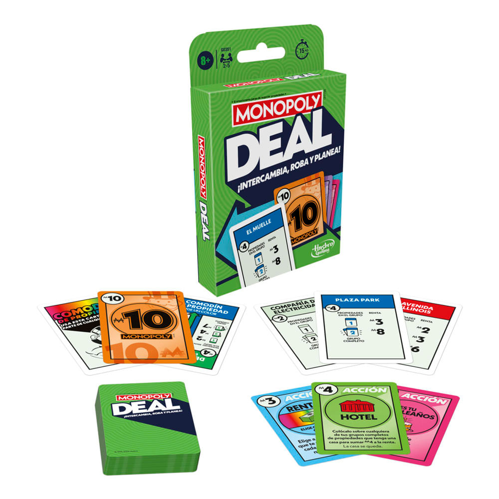 Juego de Mesa Monopoly Deal - Wong