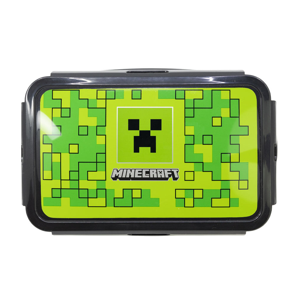 Hermético Rectangular Minecraft 1070ml - Wong