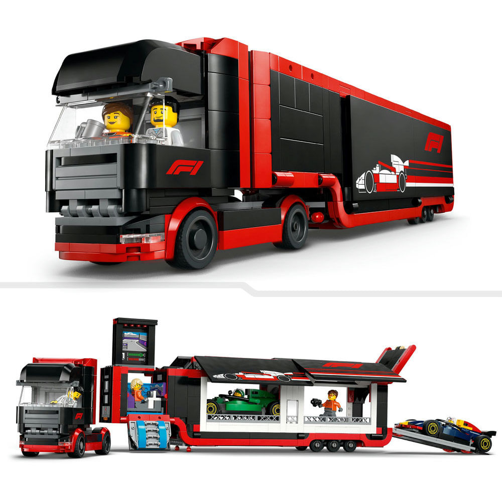 Set Lego Camión F1 Con Autos F20 Rb24 - Wong